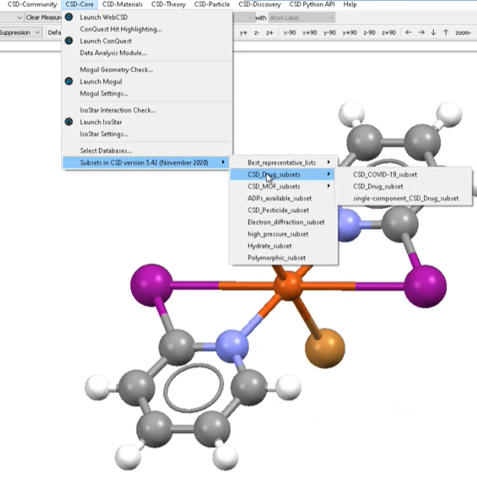 How to use the new Subsets in the 2021.3 CSD Release to improve your structural science research ...